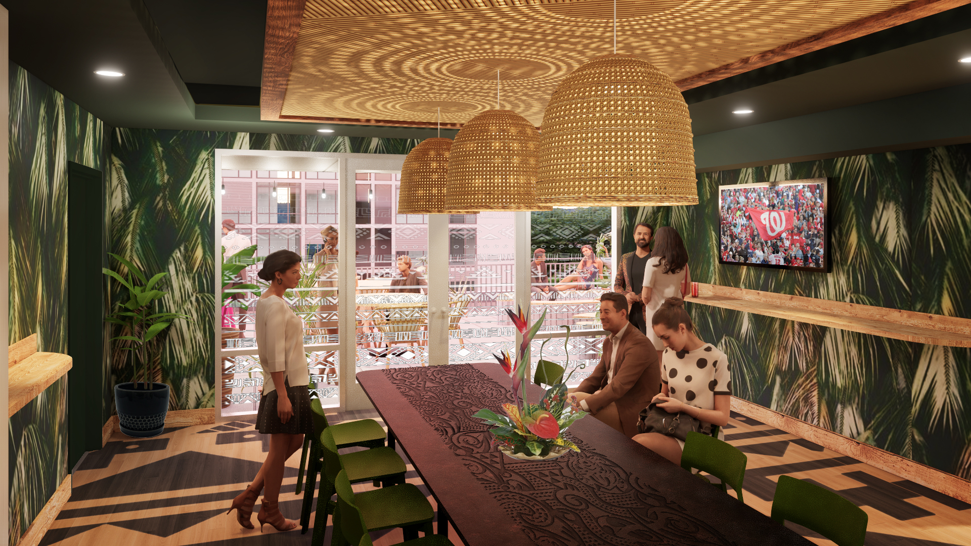 Conceptual Rooftop Bar Design | Oculus Inc.