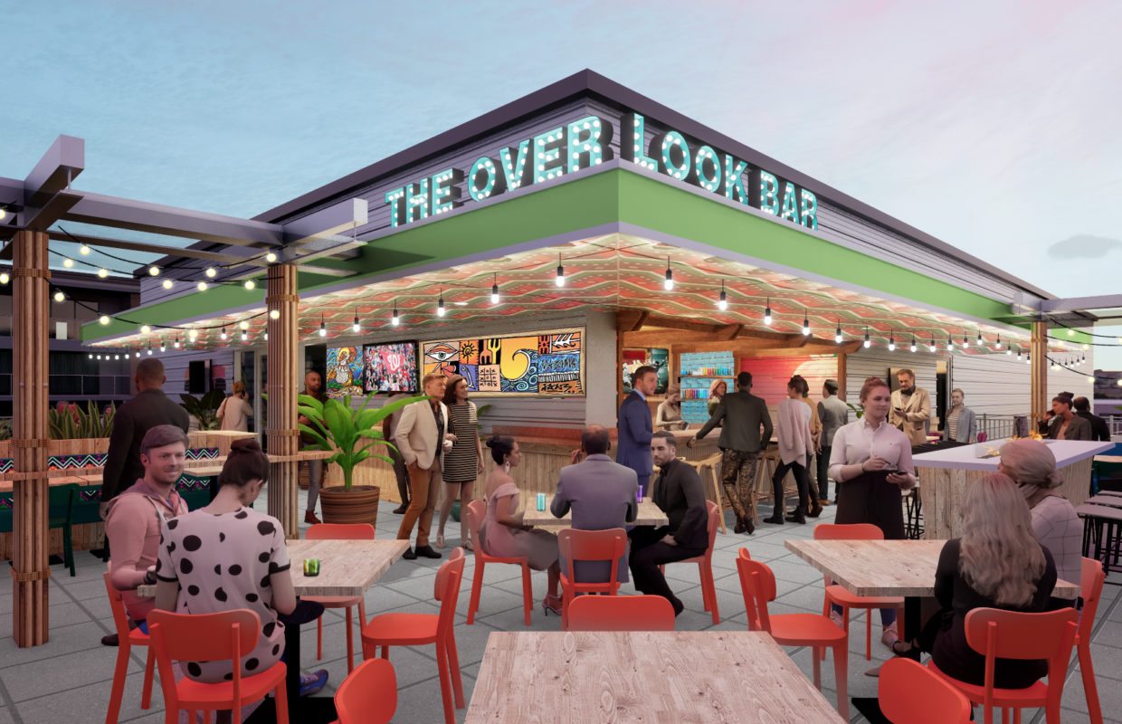 Conceptual Rooftop Bar Design | Oculus Inc.